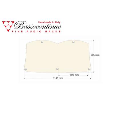 Cymbalon 2 tablettes black/Silver Bassocontinuo, Vente Meuble Audio ...